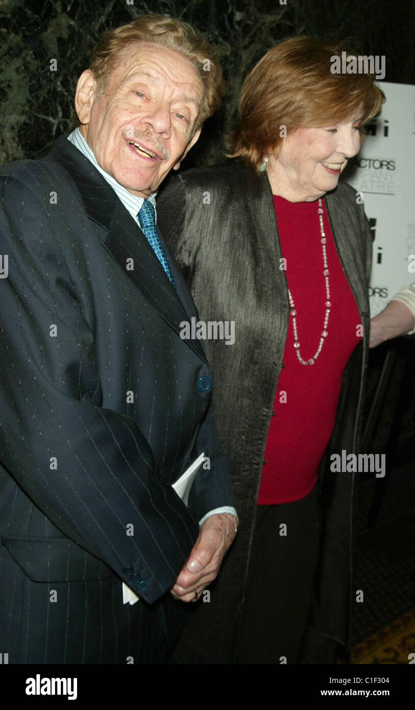 Jerry Stiller and Anne Meara attending the Actors Company Theatre Sweet ...