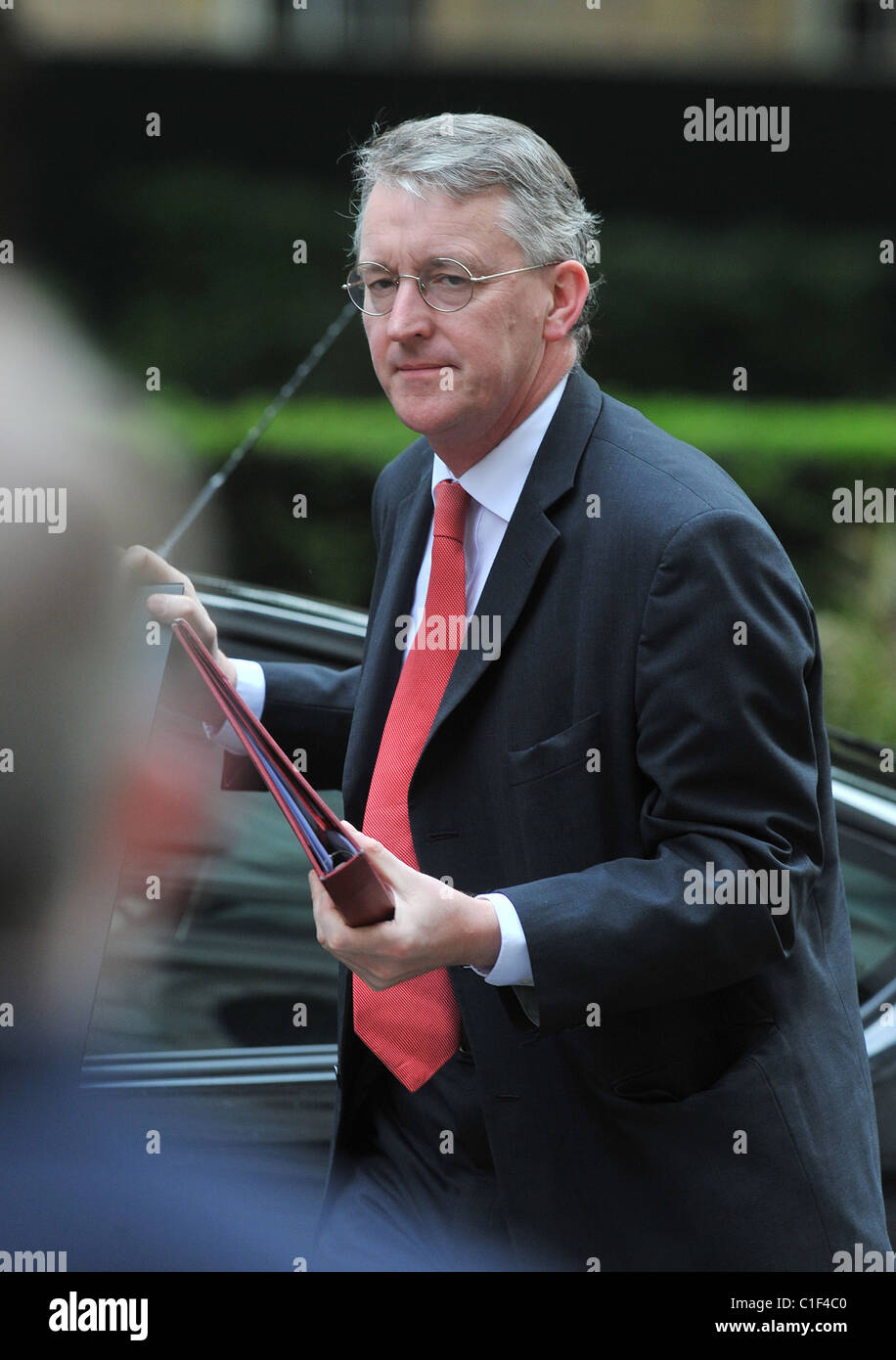 Hilary Benn arrives at 10 Downing Street for a cabinet meeting. London ...