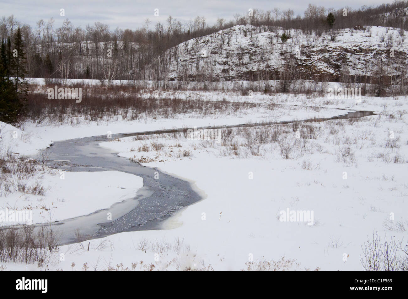 Stream meanders hi-res stock photography and images - Alamy