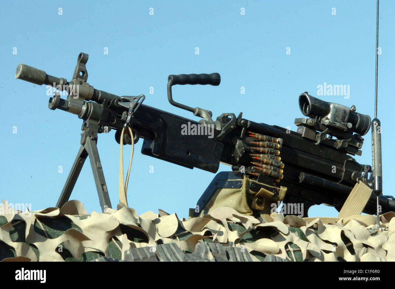 5 56mm minimi machine gun hi-res stock photography and images - Alamy