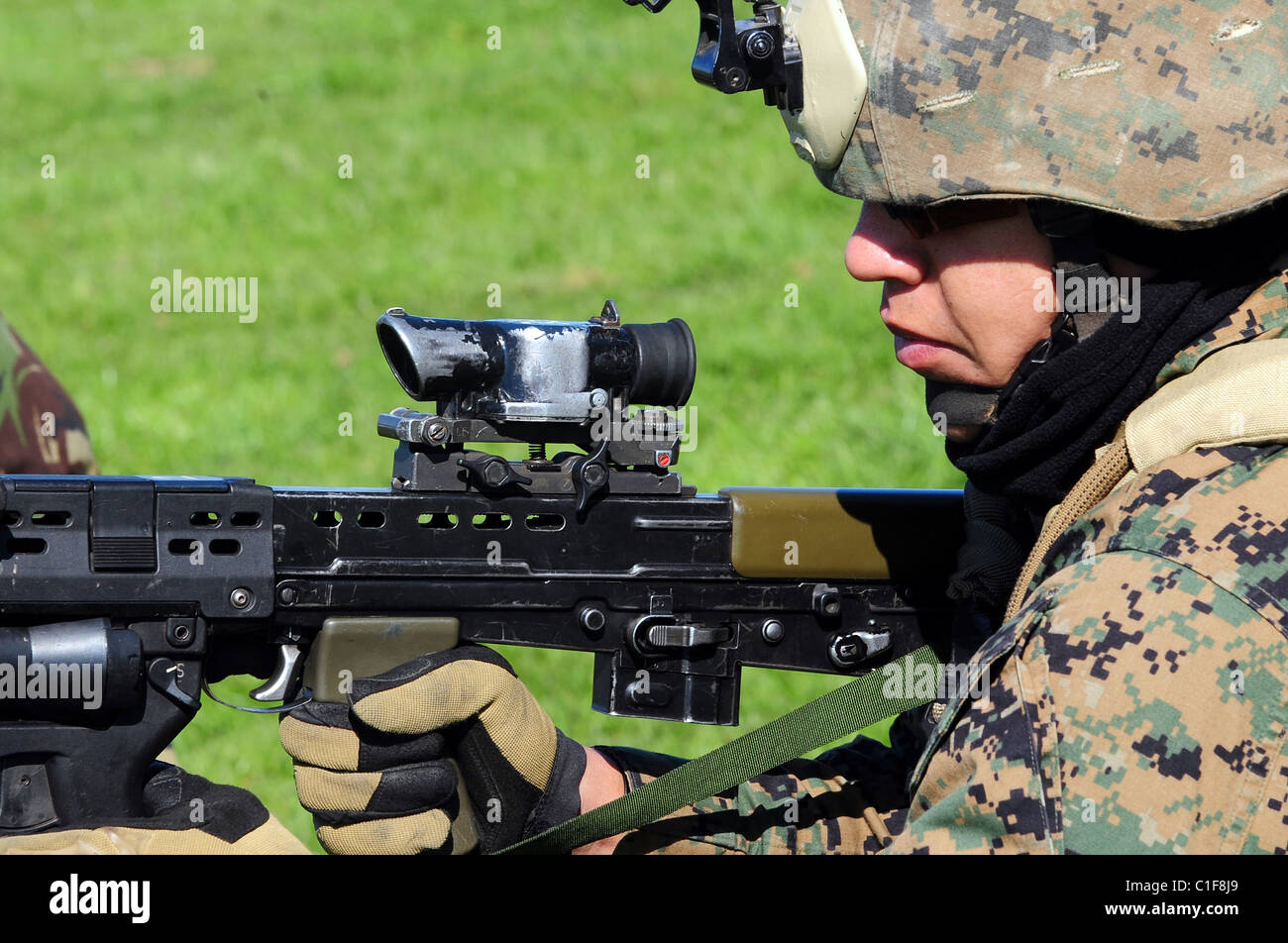 L85 rifle hi-res stock photography and images - Alamy