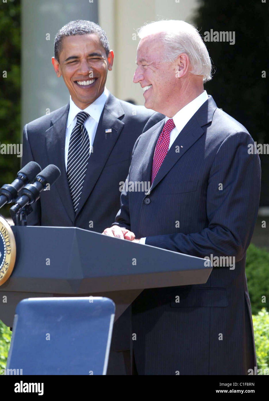 Vice President Joe Biden and President Barack Obama of the United ...