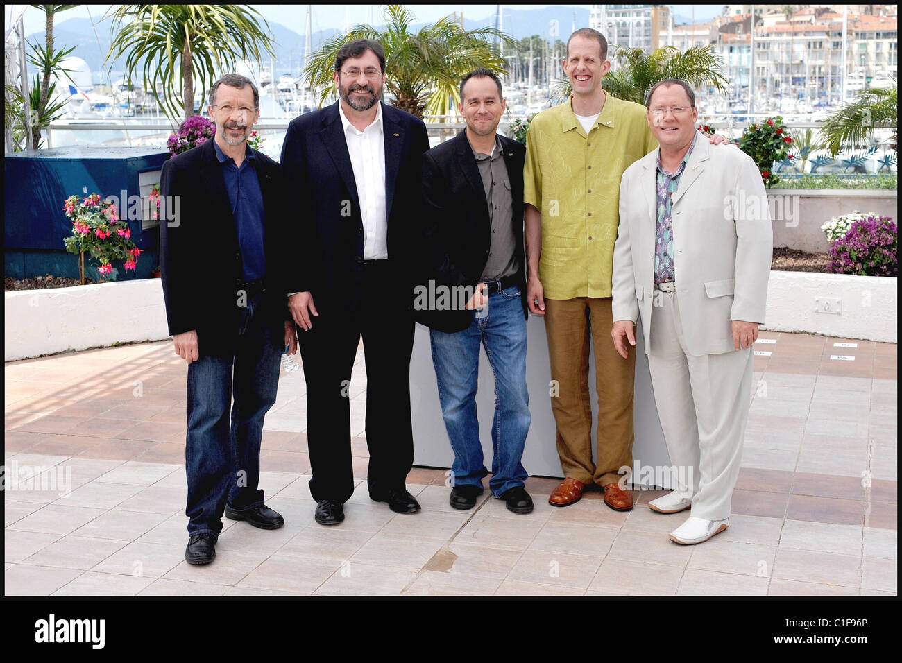 Ed Catmull, Bob Petersen, Jonas Rivera, Pete Docter and John Lasseter ...