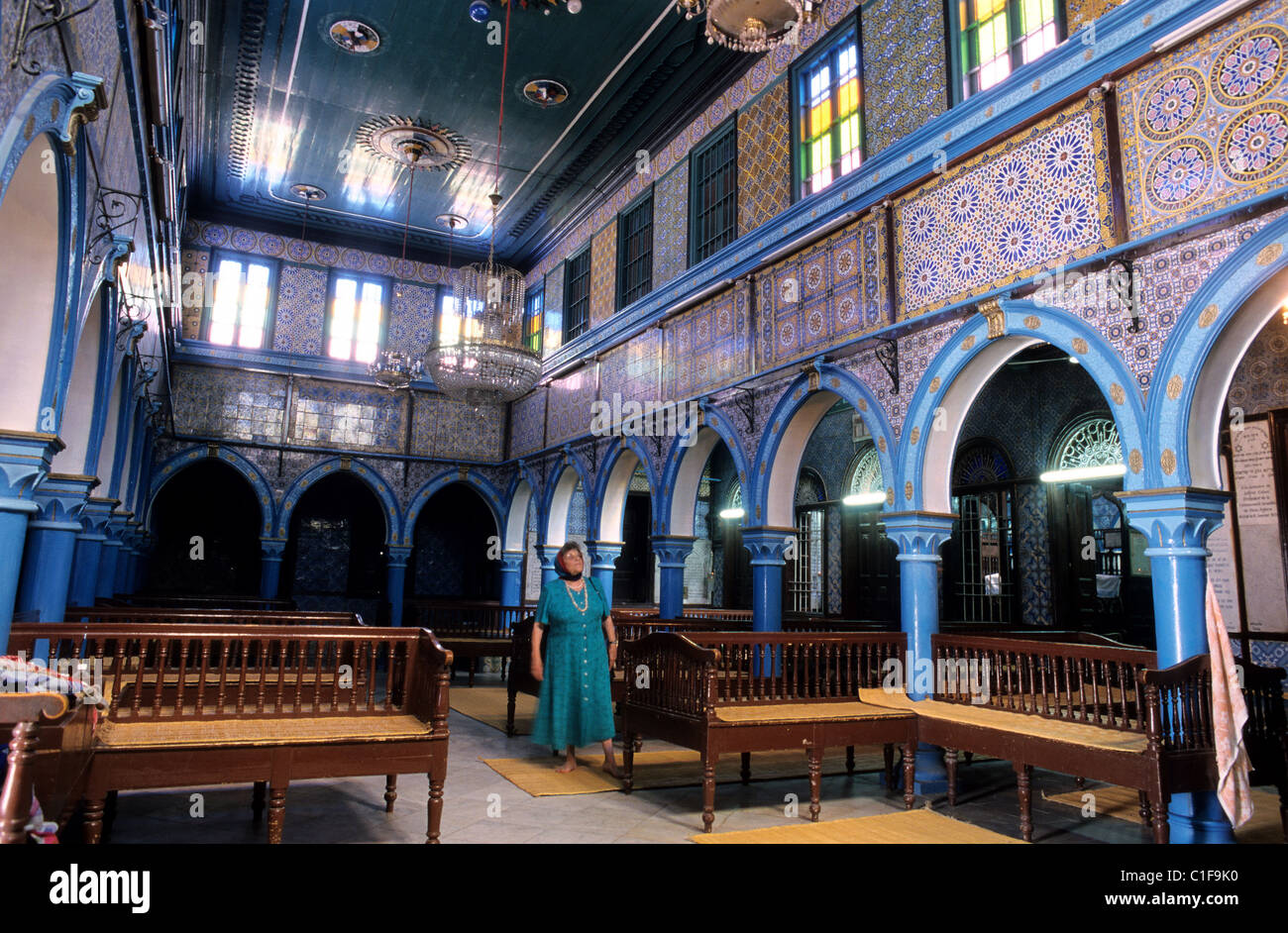 Tunisia, Djerba, Erriadh, the El Ghriba synagogue Stock Photo - Alamy