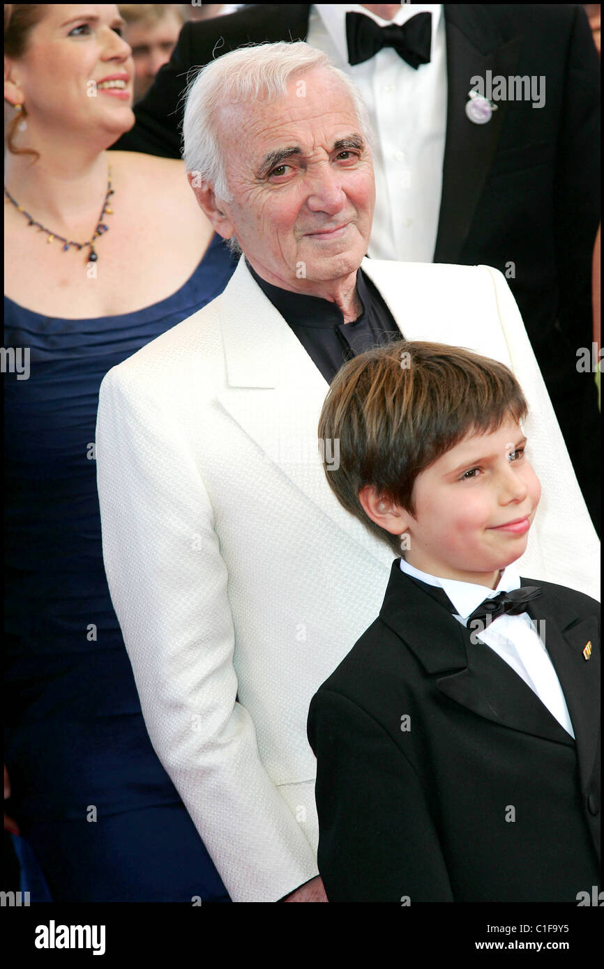 Charles Aznavour and family Cannes Film Festival 2009 Cannes ...