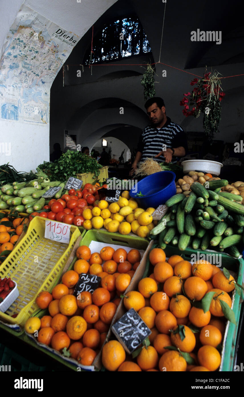Tunisia, Djerba Island, Houmt Souk, market Stock Photo - Alamy