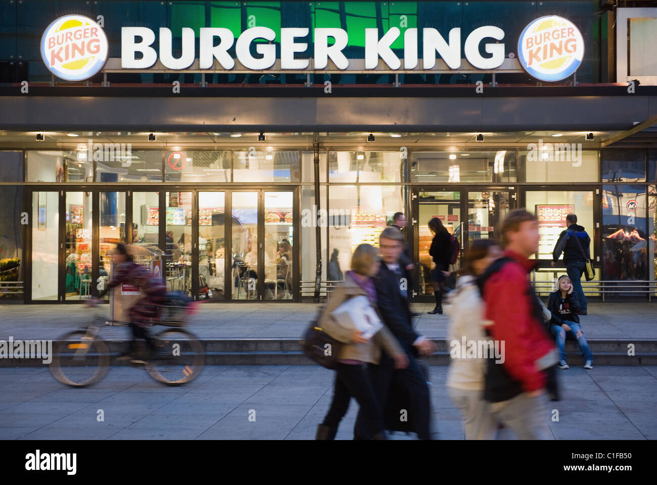Burger King at Alexanderplatz, Berlin, Germany Stock Photo - Alamy