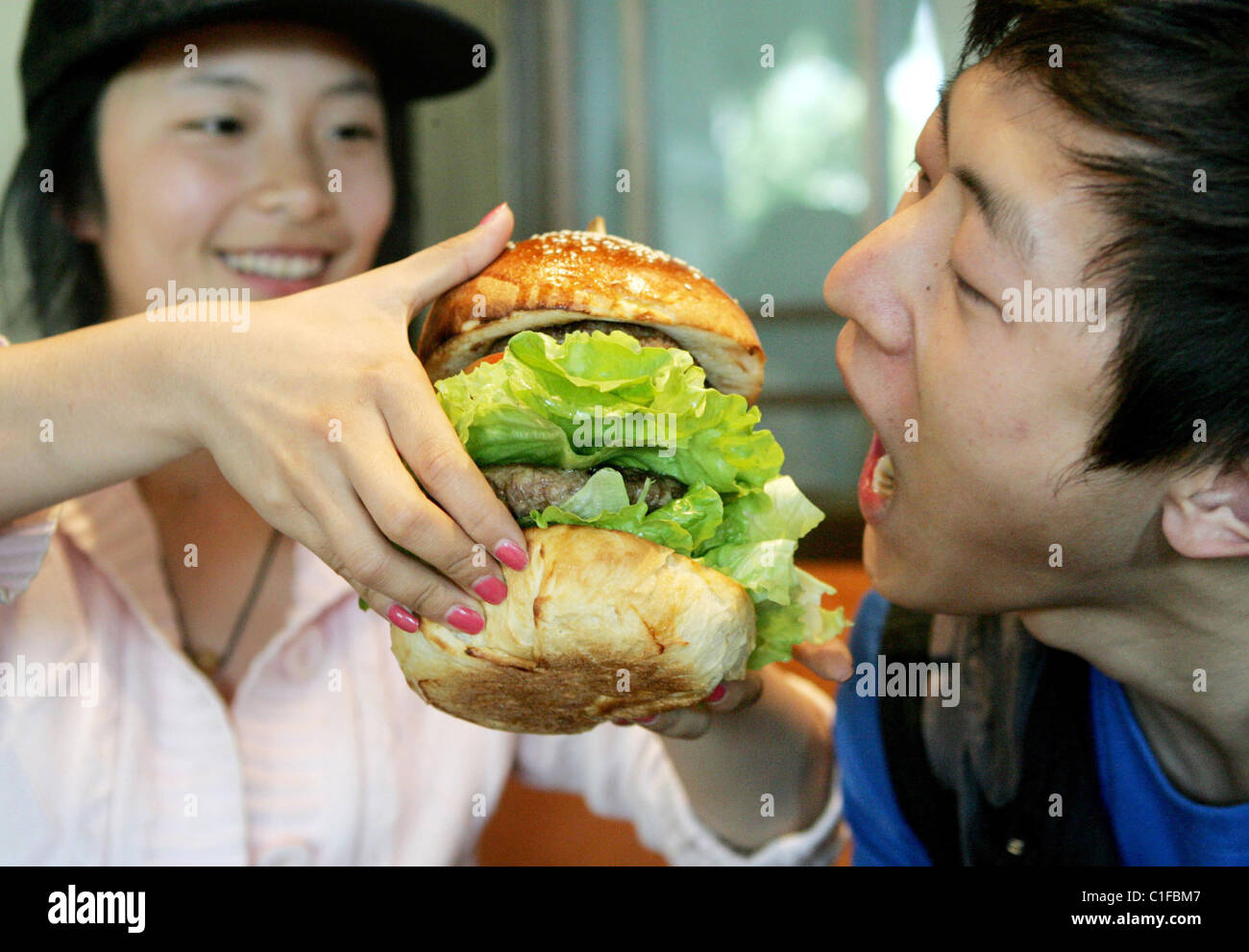 China introduces its entry for the World's Best Hamburger contest in ...