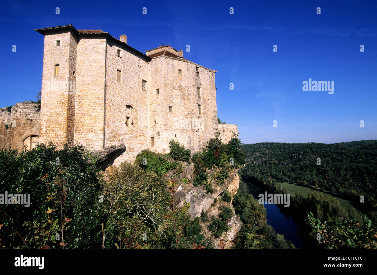 France Tarn et Garonne Vere Valley Bruniquel village labelled Les Plus ...