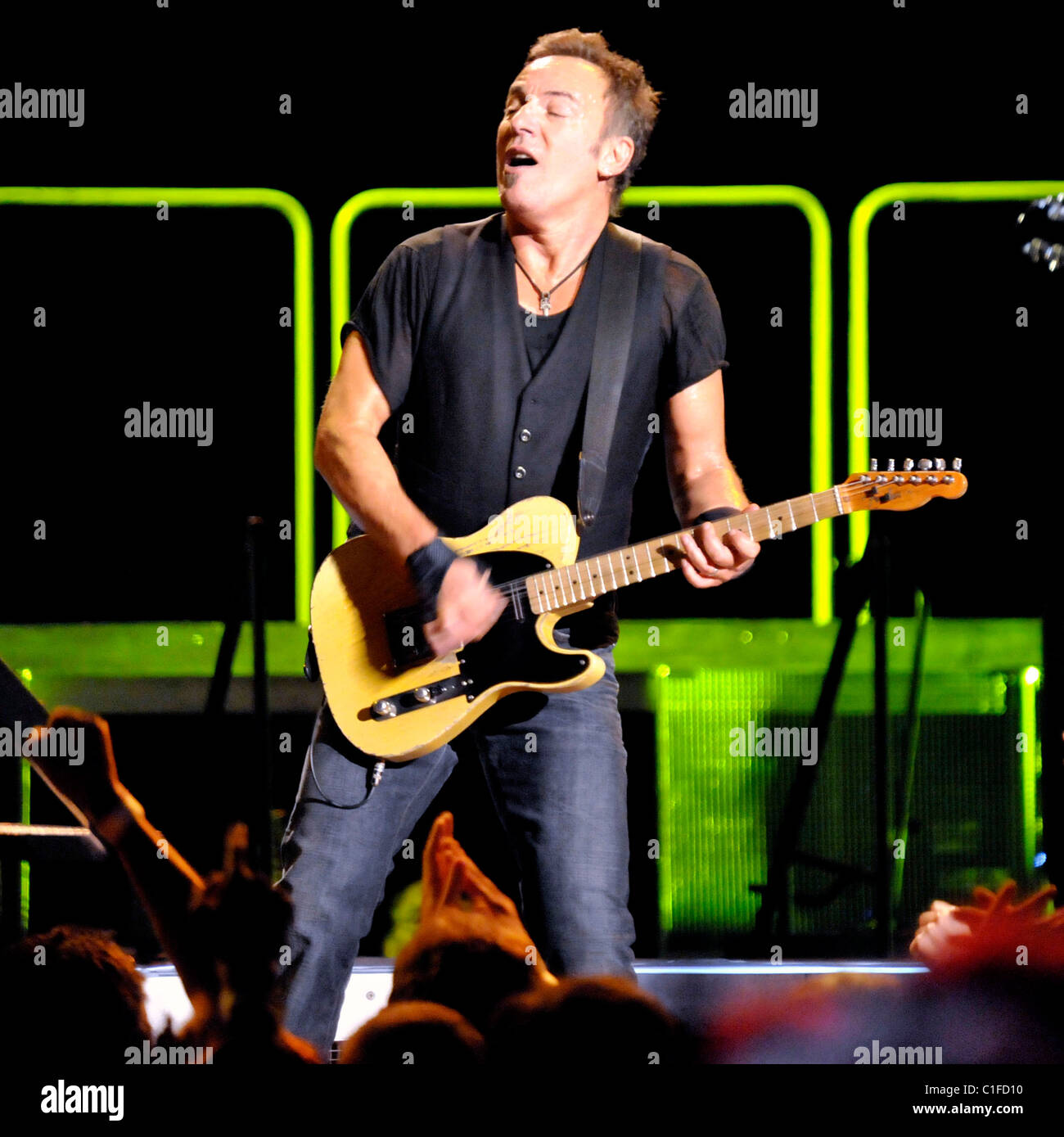 Bruce Springsteen performing live in concert at the Air Canada Centre ...