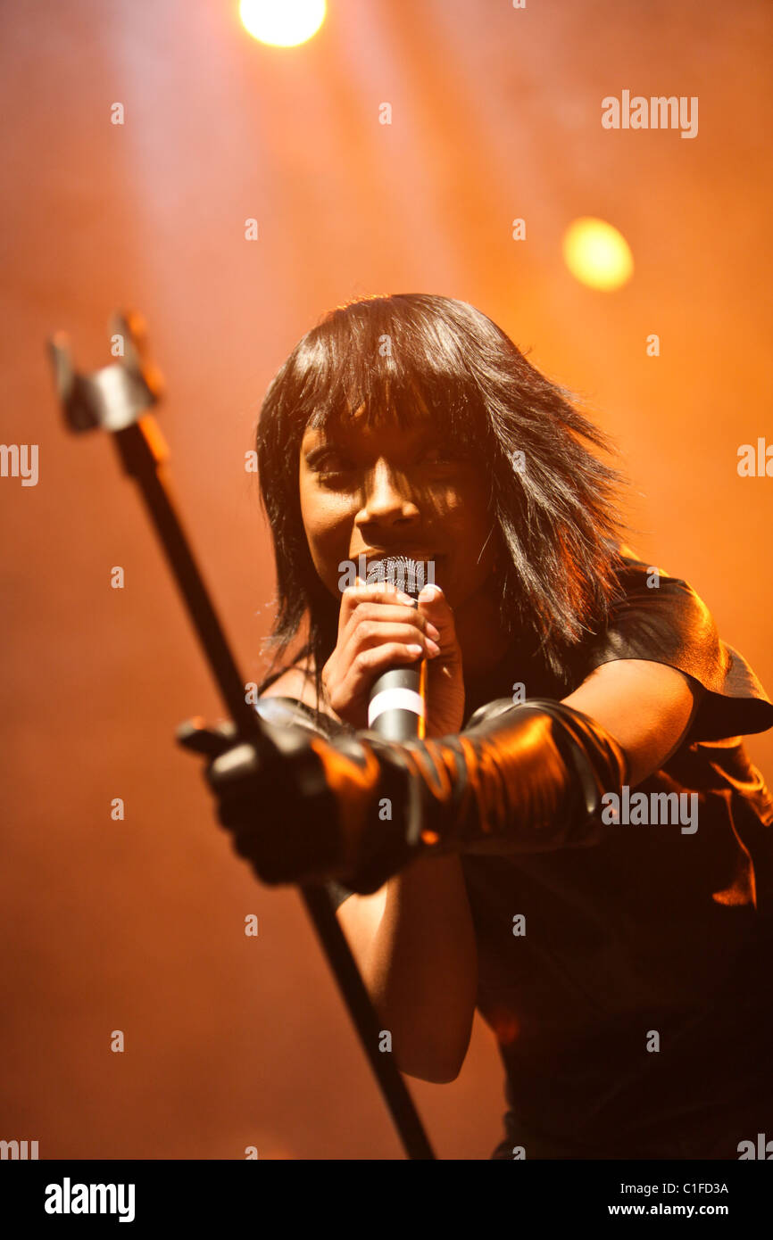 Brandy performing live in concert at Indigo O2 London, England - 07.05. ...