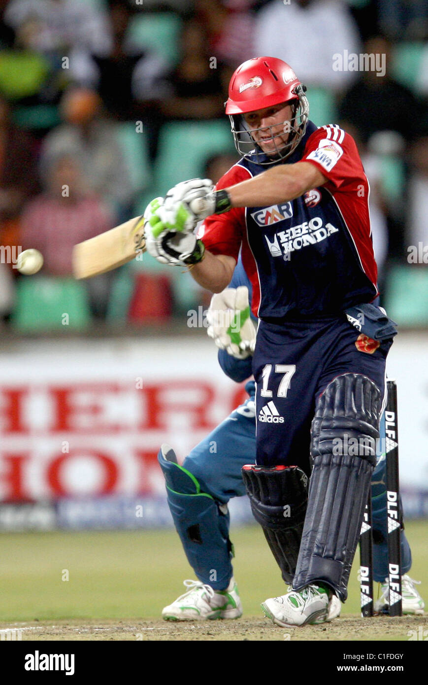 Delhi Daredevils Batsman AB de Villiers During the DLF IPL Twenty20 ...