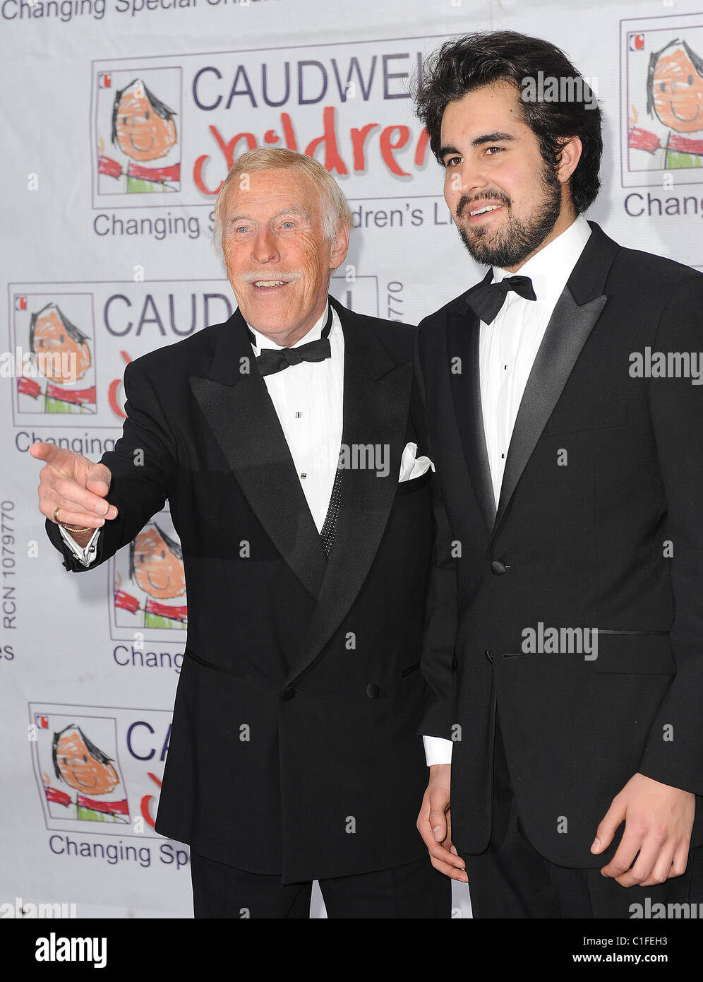 Bruce Forsyth and son Jonathan Joseph, The Caudwell Children Stock ...