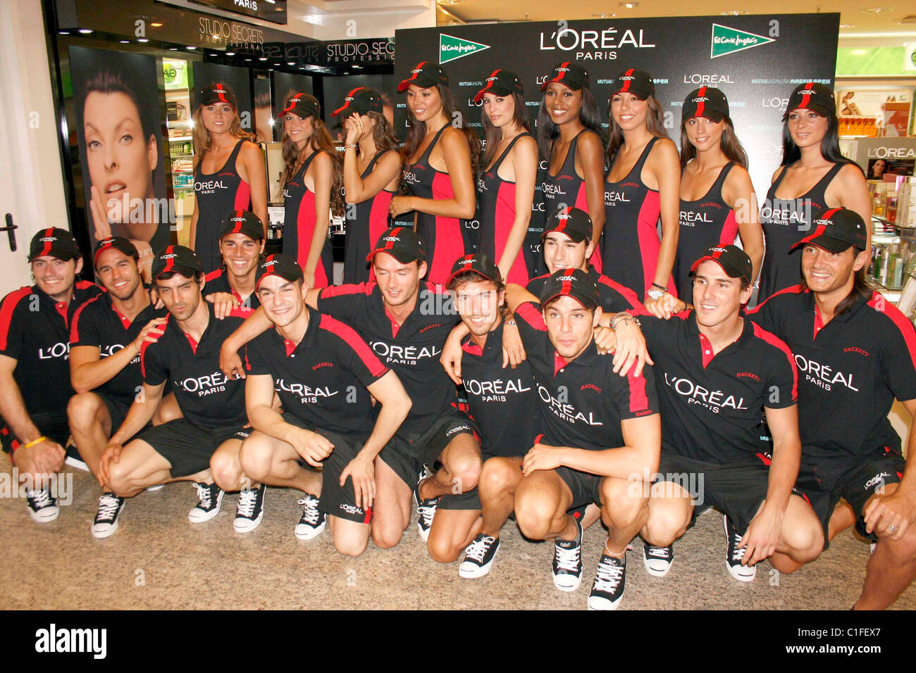 The Madrid 2009 Tennis Open ball boys and girls Madrid, Spain - 07.05. ...