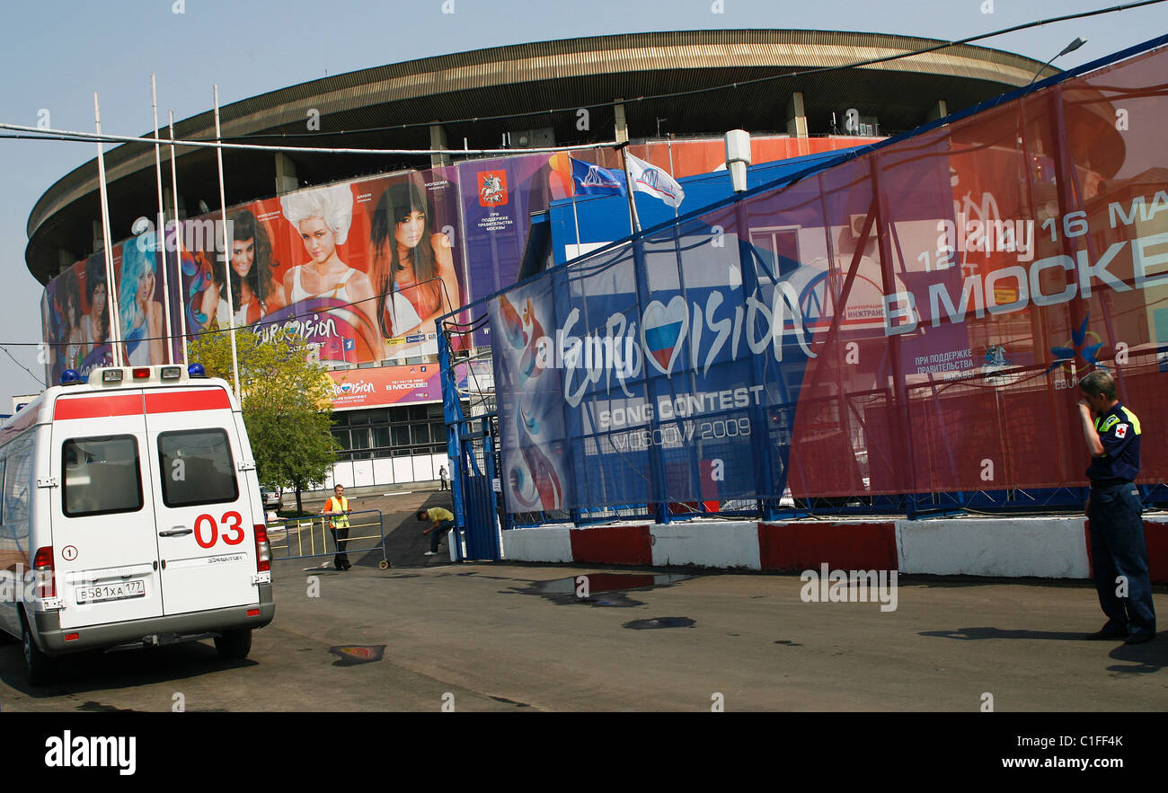 The Olympic Indoor Arena atmosphere The Eurovision Song Contest 2009 ...