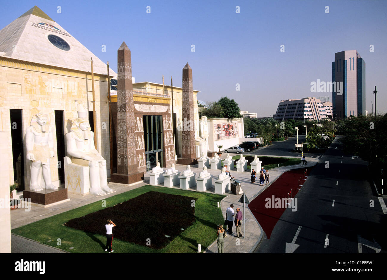 United Arab Emirates, Dubai, the Pyramids shopping center Stock Photo ...