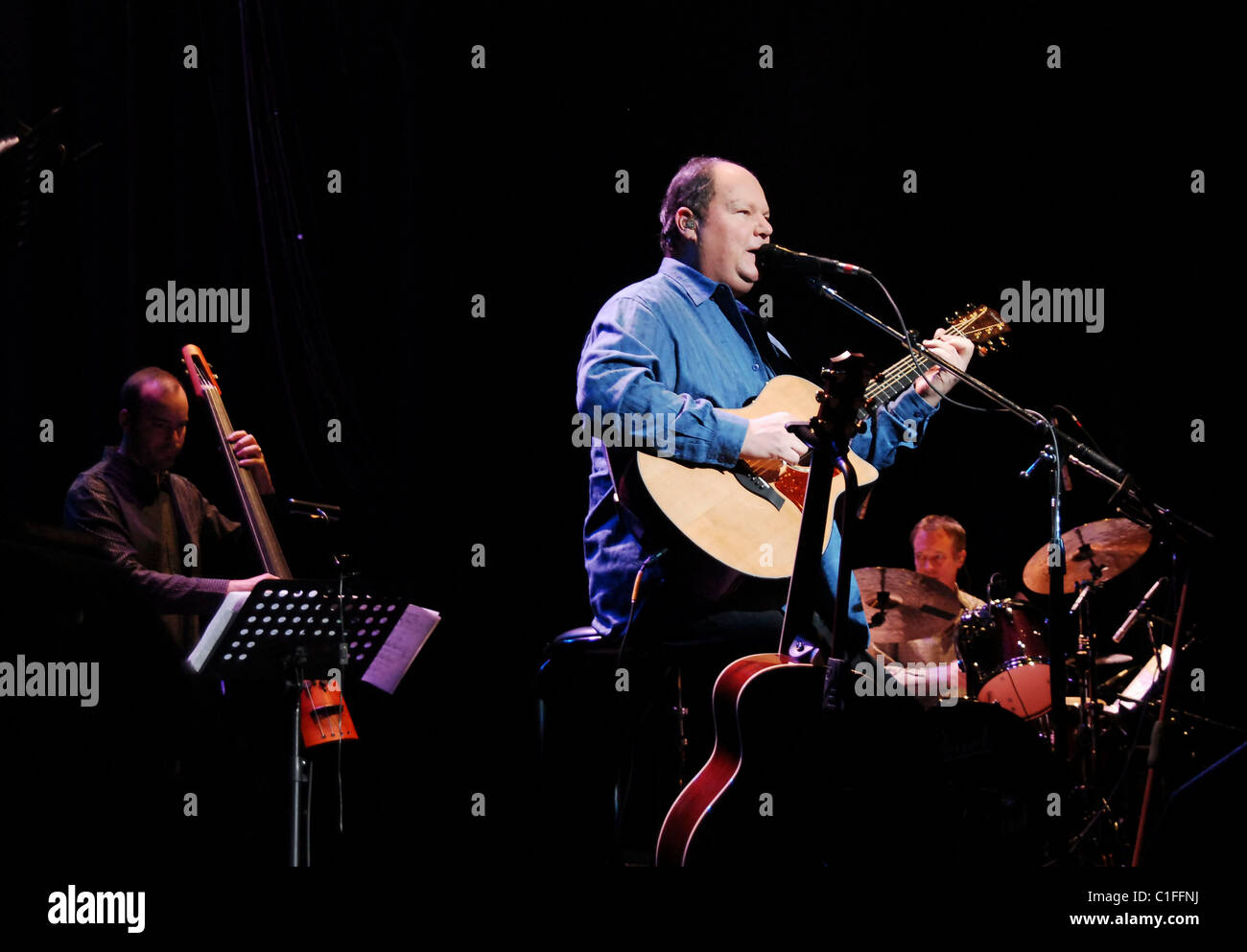 Christopher Cross and his band perform live on stage at the Teatro Gran ...