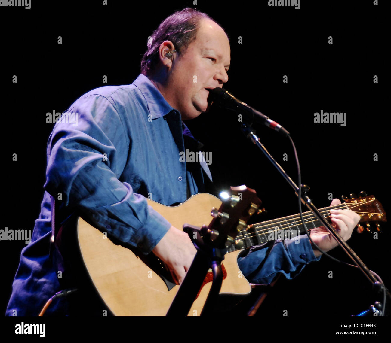 Christopher Cross and his band perform live on stage at the Teatro Gran ...