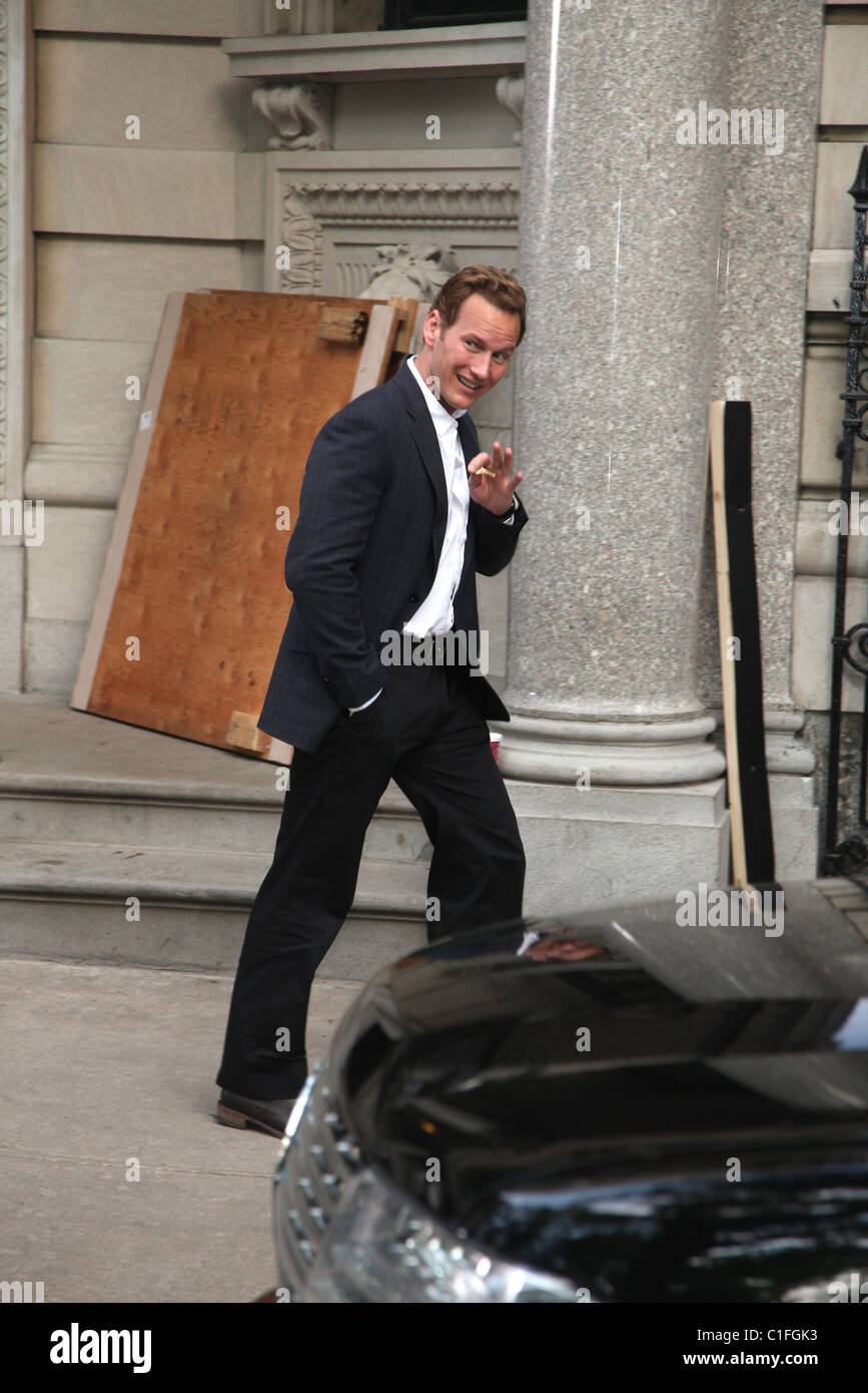 Film set of the new movie 'The Baster' New York City, USA - 08.05.09 ...