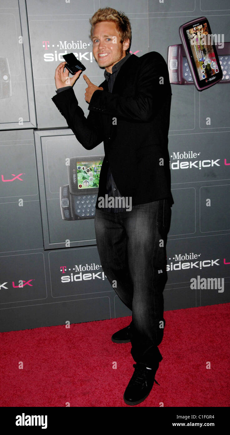 Spencer Pratt T-Mobile Sidekick LX launch held at Paramount Studios ...