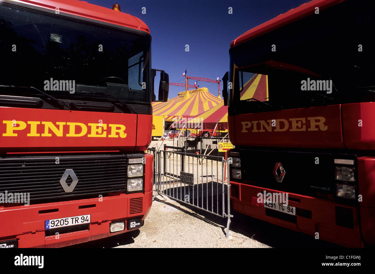 France, Gironde, Bordeaux city, Pinder Circus on Quinconces esplanade ...