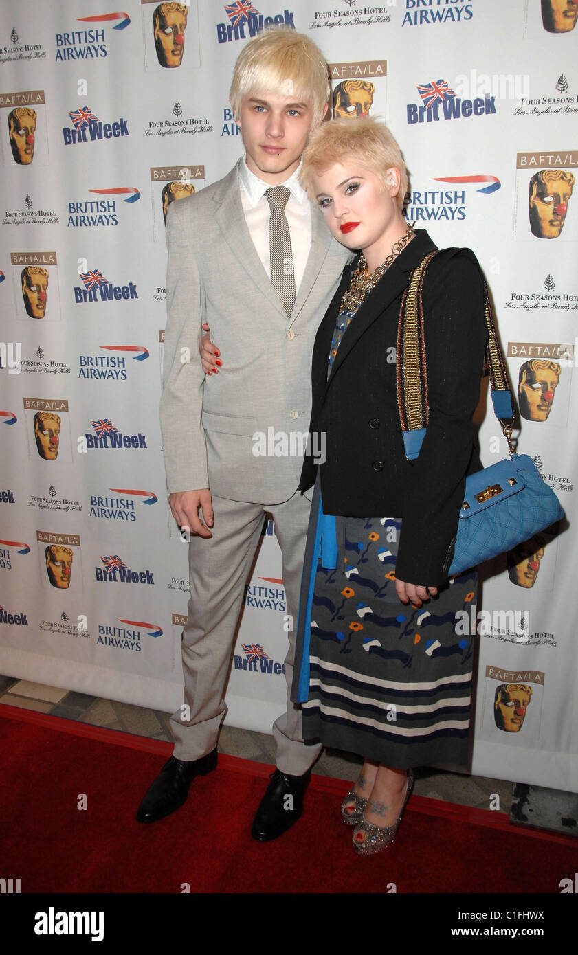 Kelly Osbourne and boyfriend Luke Worrell Los Angeles BritWeek 2009 ...