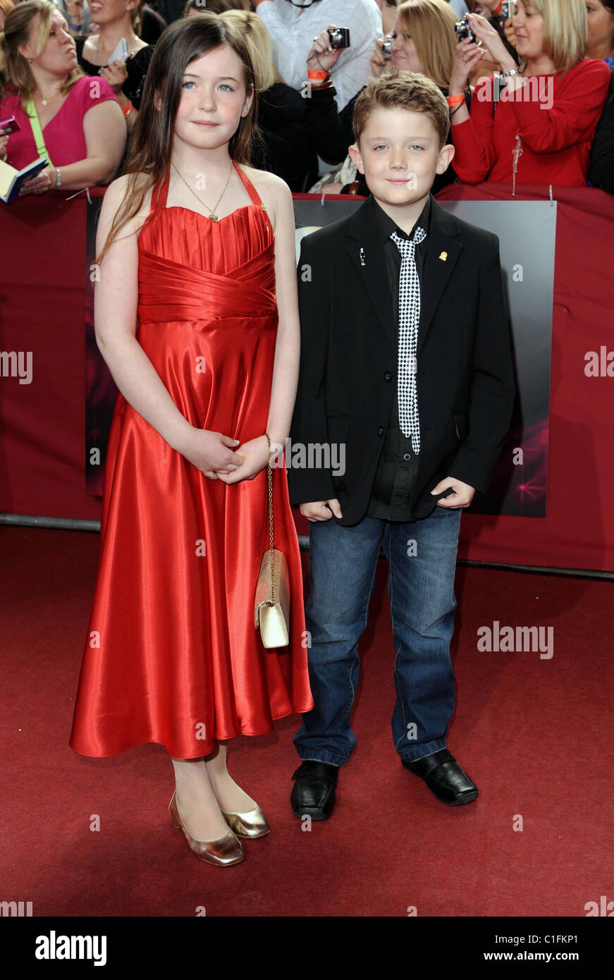 Lydia Waters and Ellis Hollins The British Soap Awards 2009 held at BBC ...