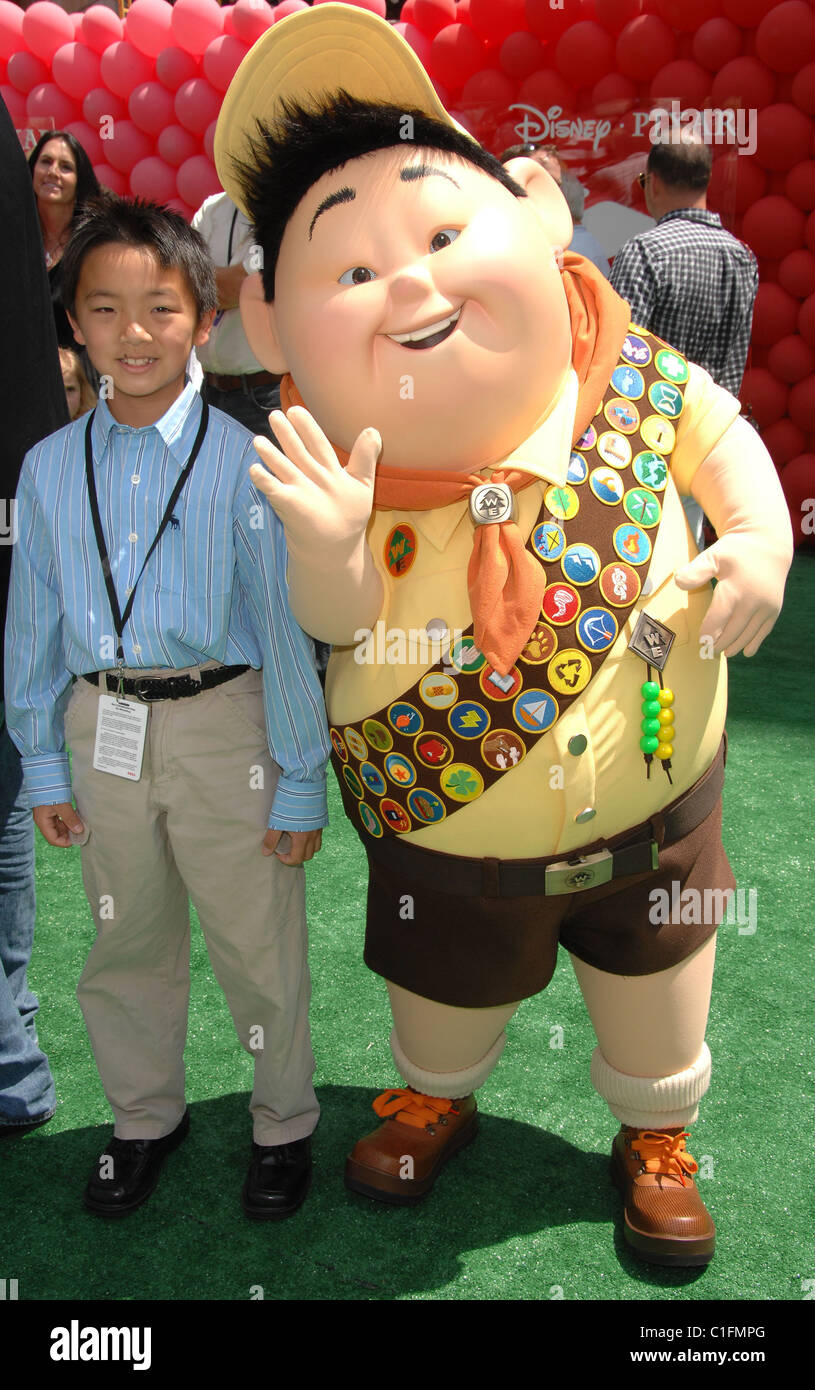 Jordan Nagai Character Russell Los Angeles Premiere of 'Up' held at The ...