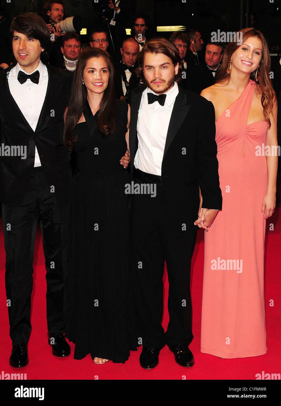 Demetri Martin,Guest Emile Hirsch and Brianna Domont 2009 Cannes ...