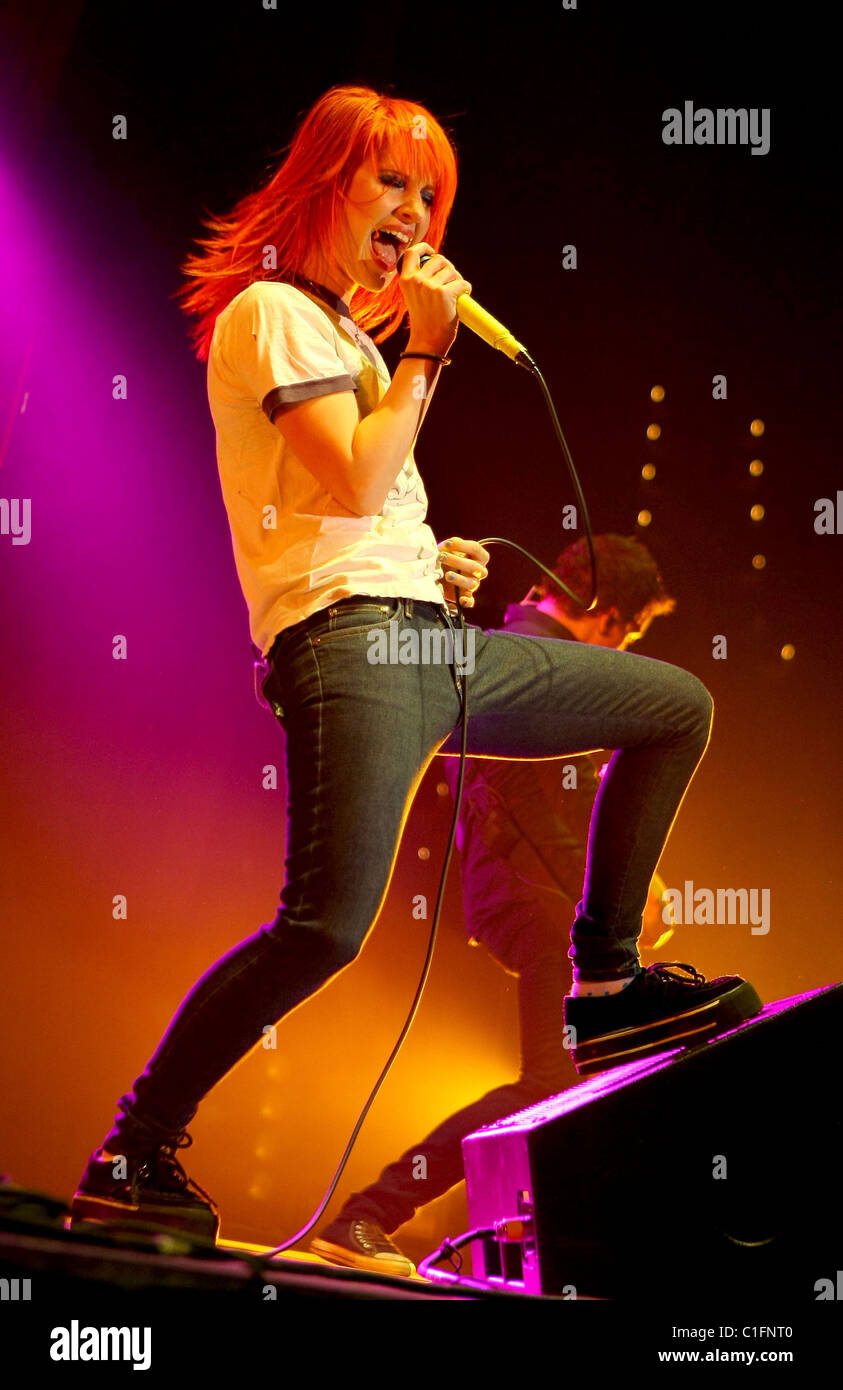 Hayley Williams of Paramore Tiger Jam's XII Benefit concert held at ...