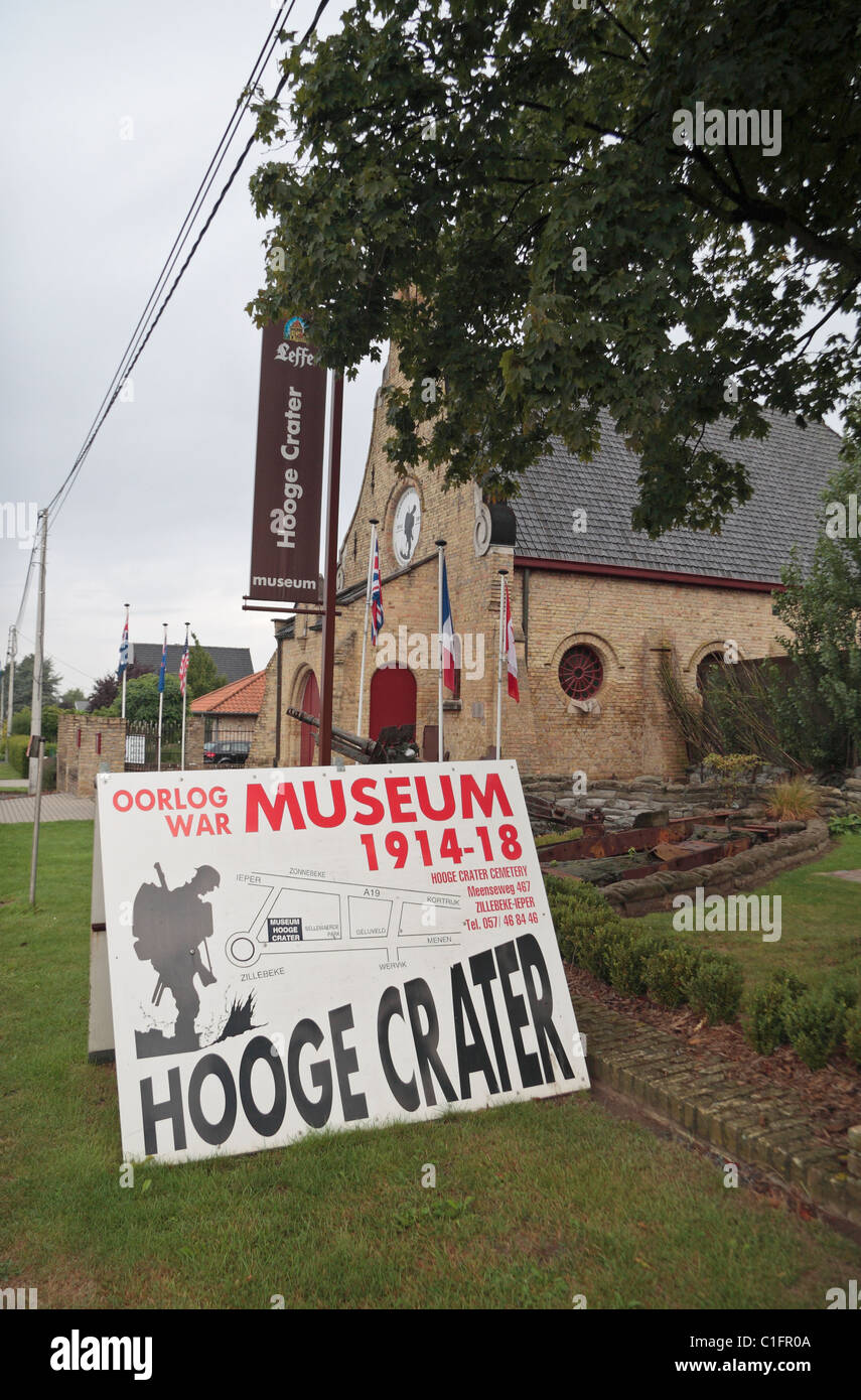 Sign hooge ieper belgium hi-res stock photography and images - Alamy