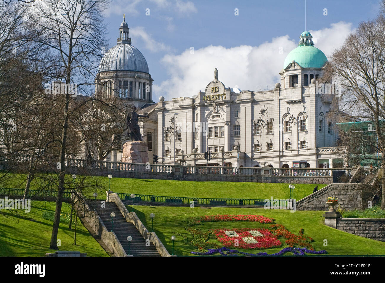 His Majesty's Theatre, Rosemount Viaduct, Aberdeen Stock Photo - Alamy