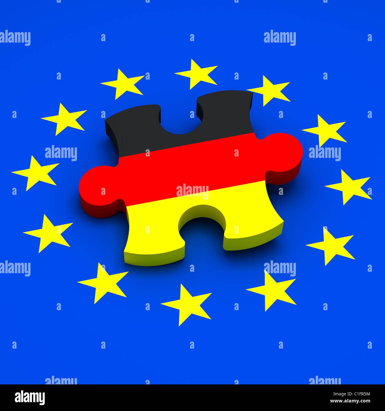 Puzzle of the german flag hi-res stock photography and images - Alamy