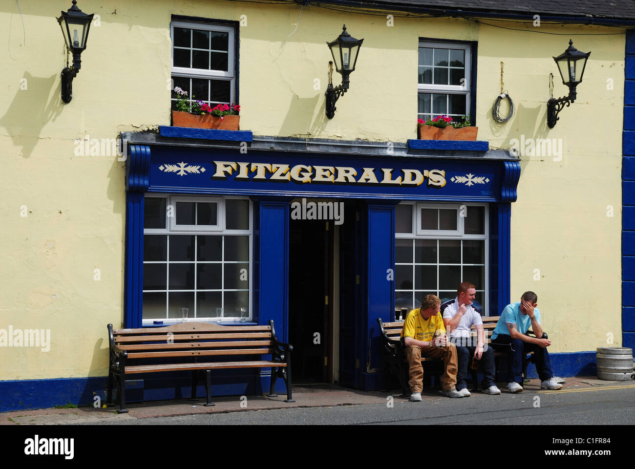 Fitzgerald's pub in Avoca, County Wicklow, Ireland (used for the BBC TV ...