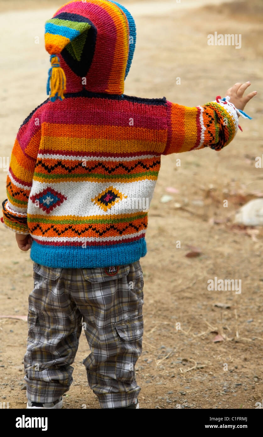 Child with outstretched arm Stock Photo - Alamy