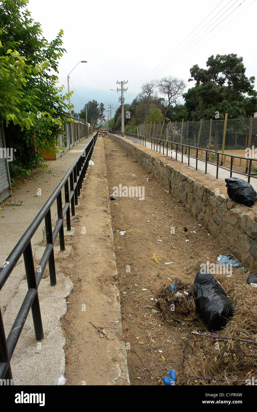 Channel rain water Stock Photo - Alamy