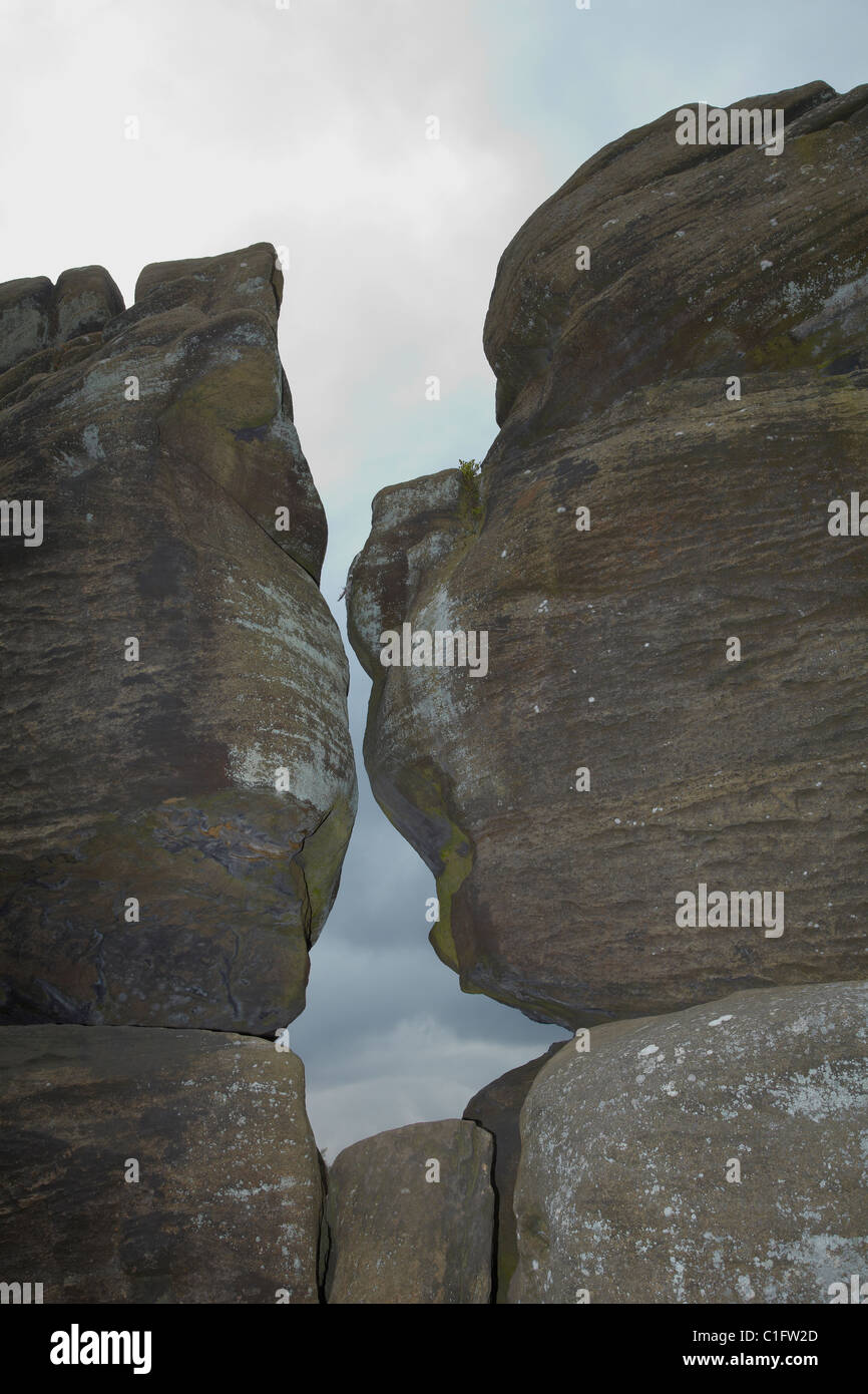 Brimham Rocks, near Harrogate, Yorkshire, England, United Kingdom Stock ...