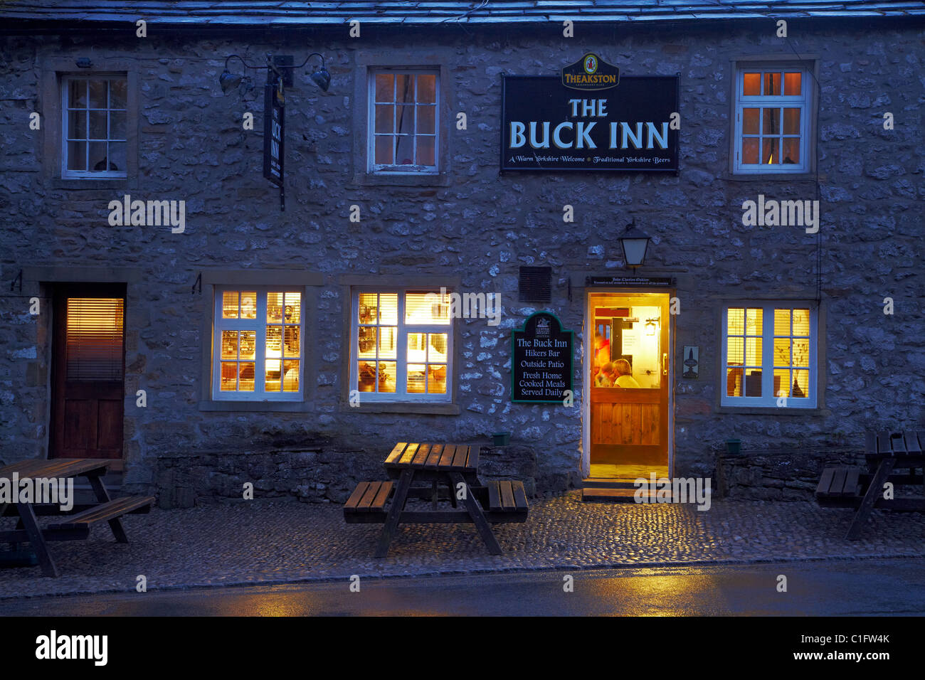 The buck inn public house pub malham hi-res stock photography and ...