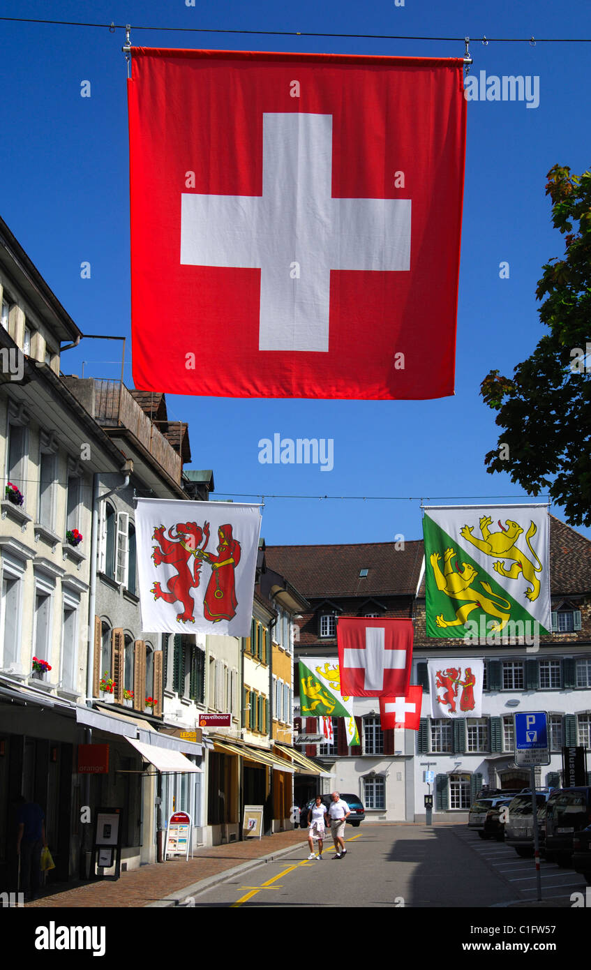 Swiss Flags High Resolution Stock Photography and Images - Alamy
