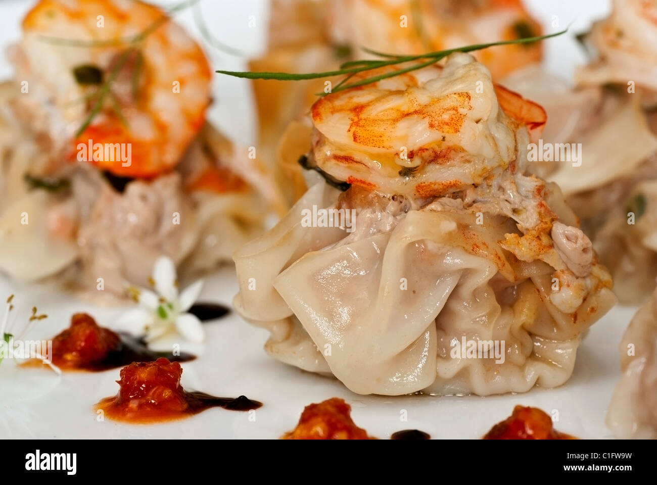Shrimp Siew Mai Dumplings Stock Photo - Alamy