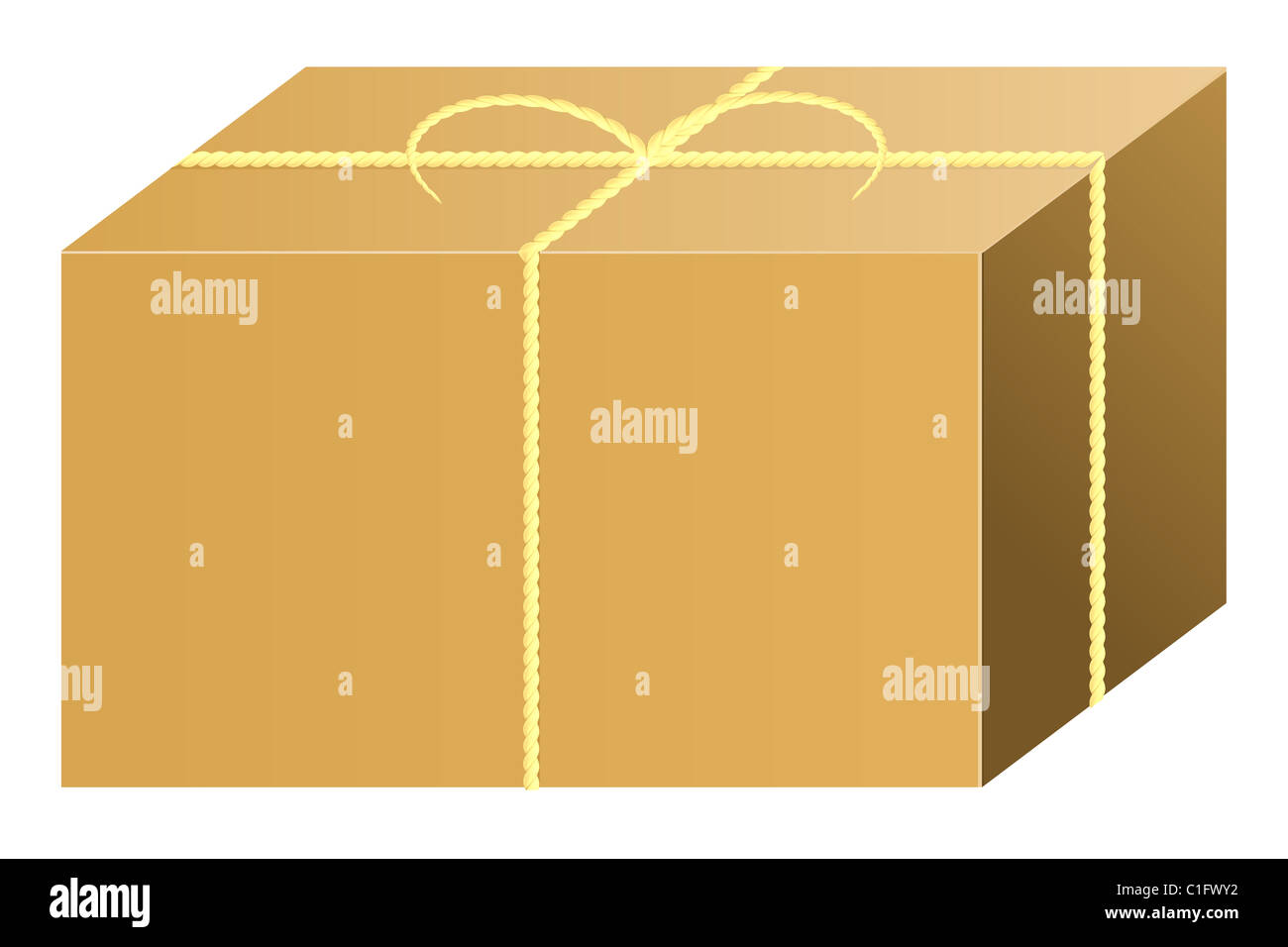 shipping box vector Stock Photo - Alamy