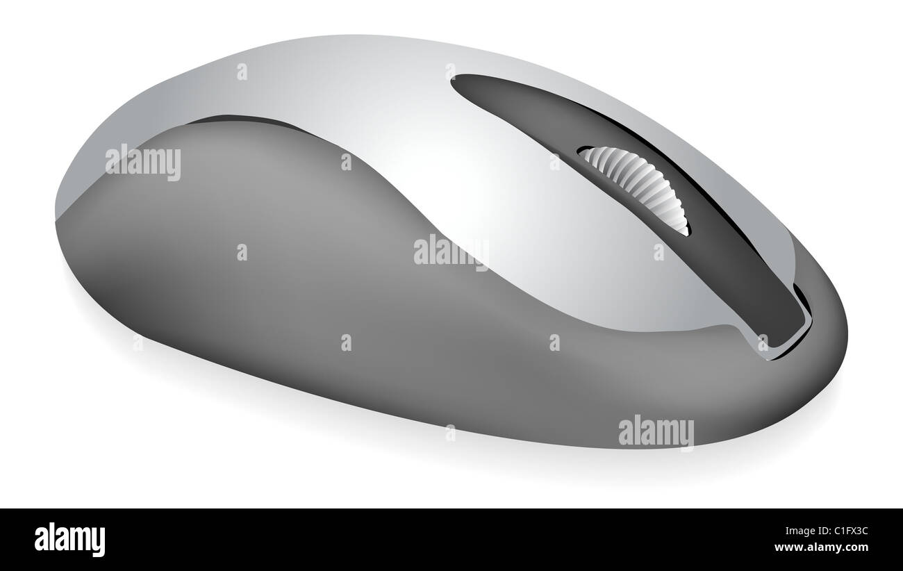 Computer Mouse isolated on white background Stock Photo - Alamy