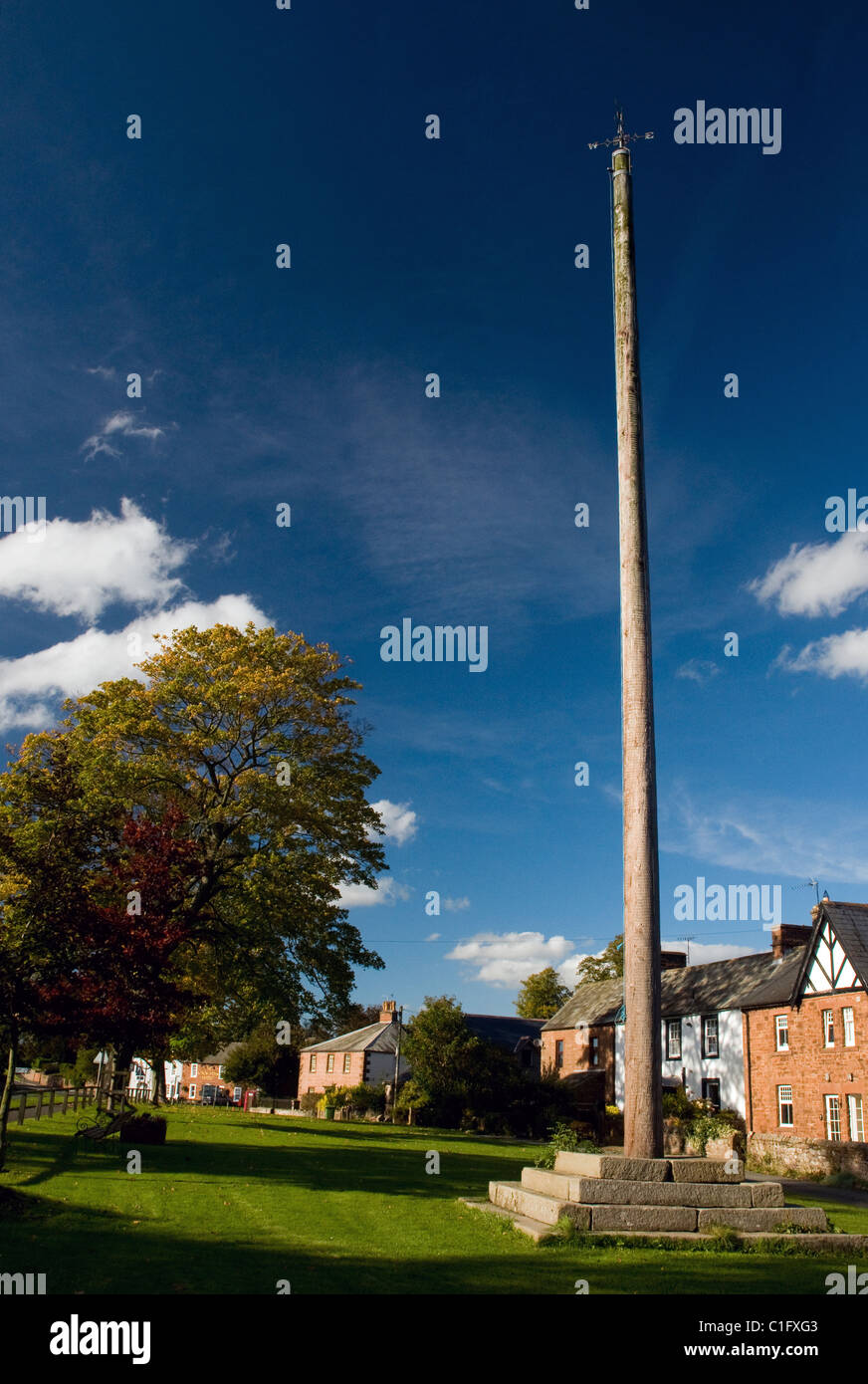 temple sowerby village green,maypole,cumbria,uk Stock Photo - Alamy