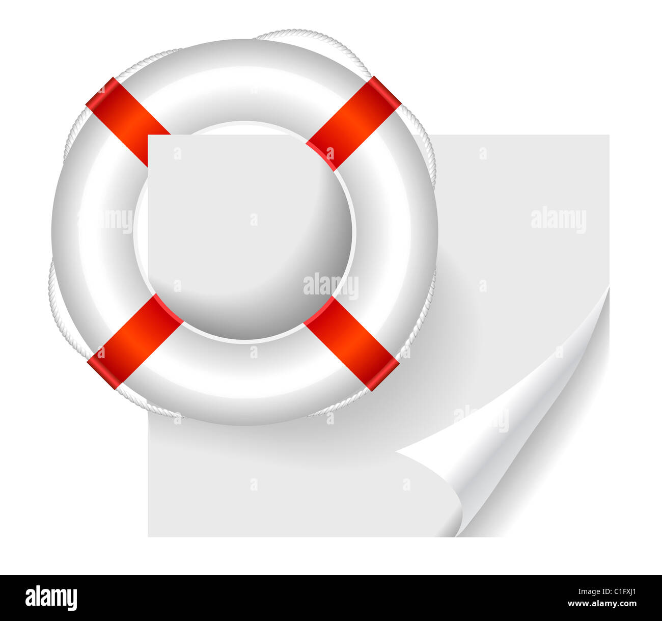 illustration of sos sample card on white background. Card easy to ...