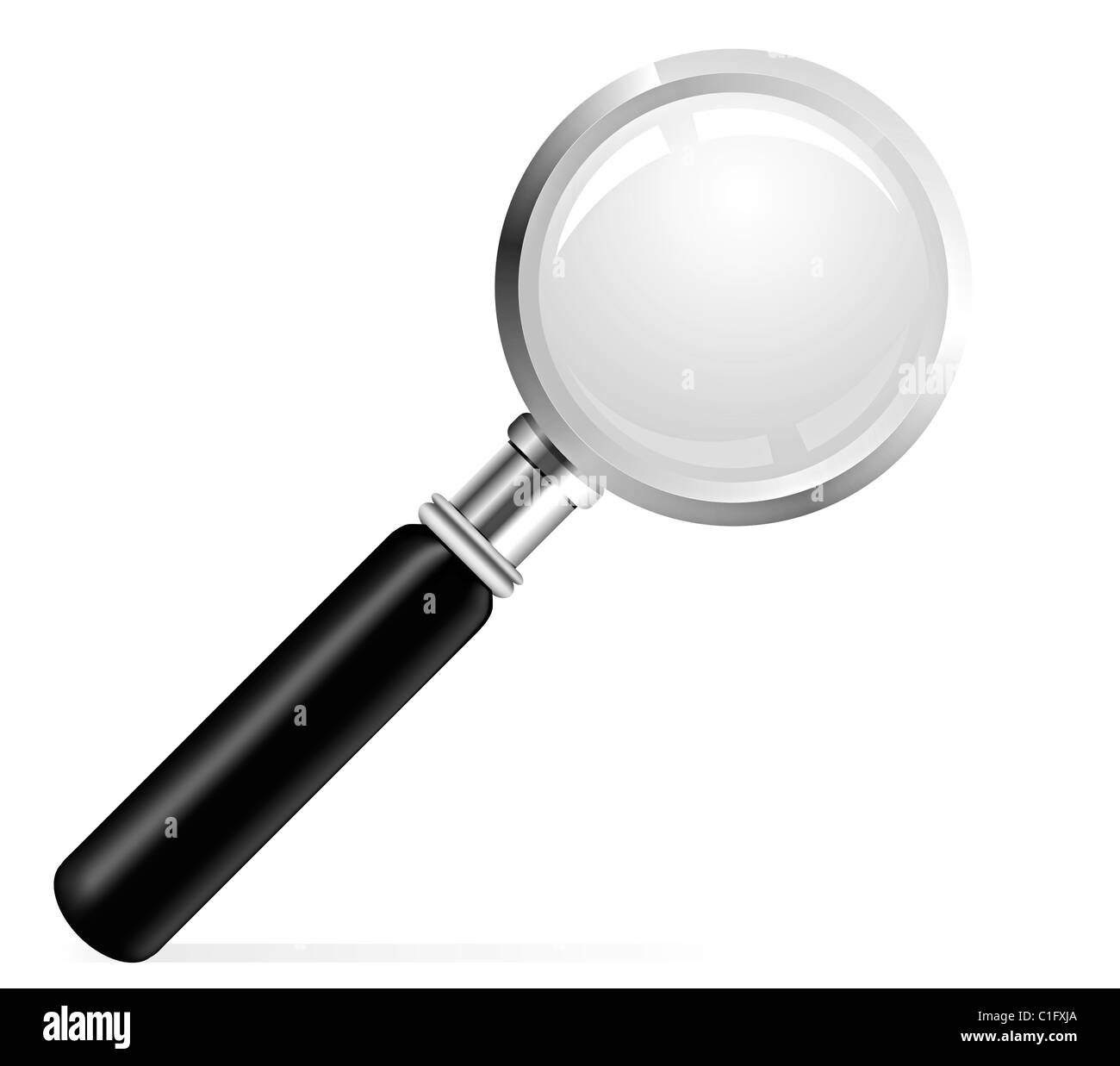 Beautiful vector illustration of a Magnifier Stock Photo - Alamy