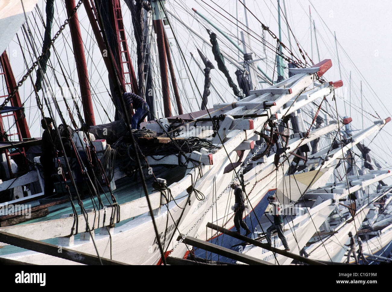 Indonesia, Java Island, Surabaya, Kalimas port Stock Photo - Alamy