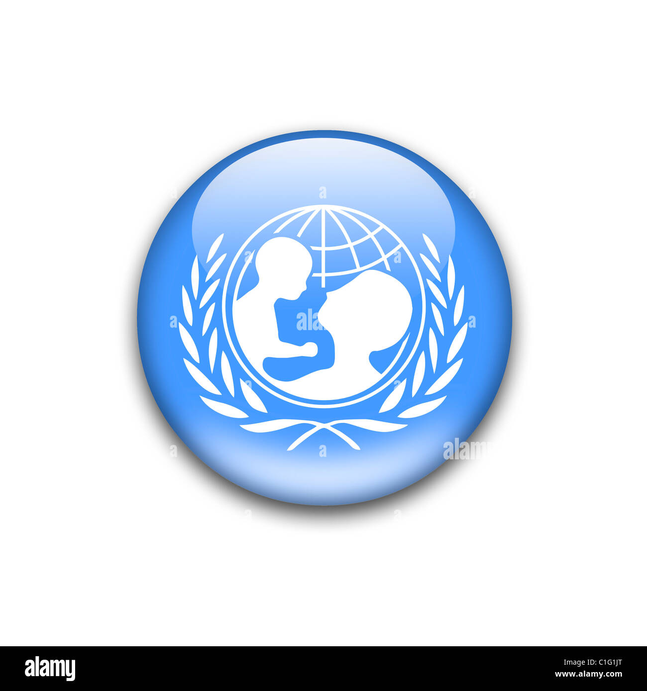 UNICEF flag Stock Photo - Alamy