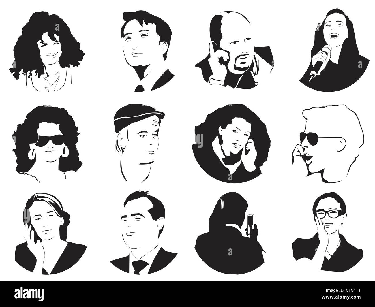 Character of the portrait hi-res stock photography and images - Alamy