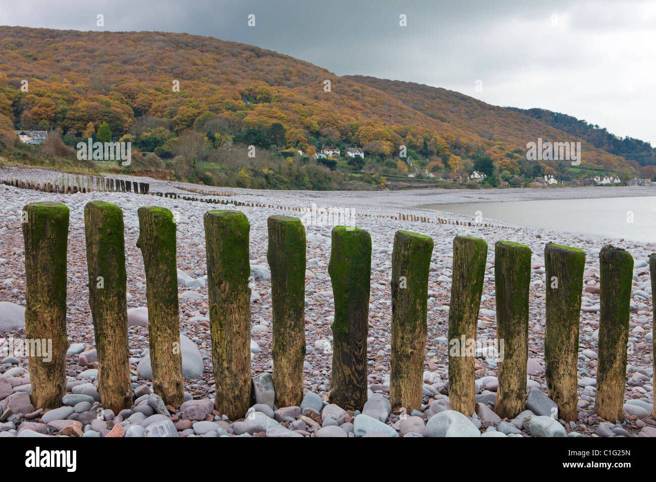 Groynes at porlock weir High Resolution Stock Photography and Images ...