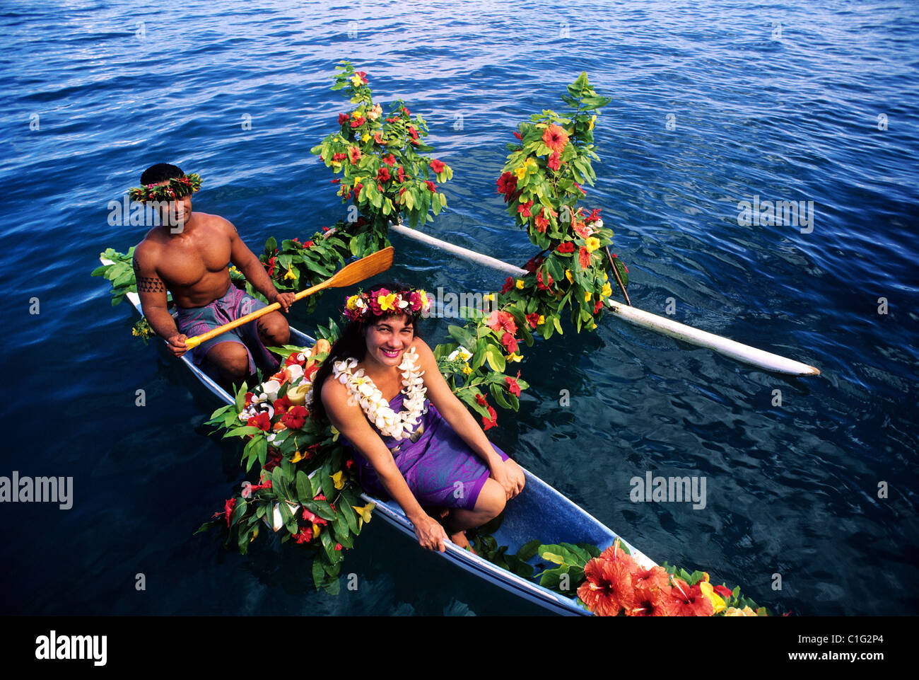 Outrigger tahiti hi-res stock photography and images - Alamy